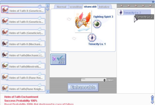 Novo Sistema de Encantamento - Wiki Hero Ragnarok